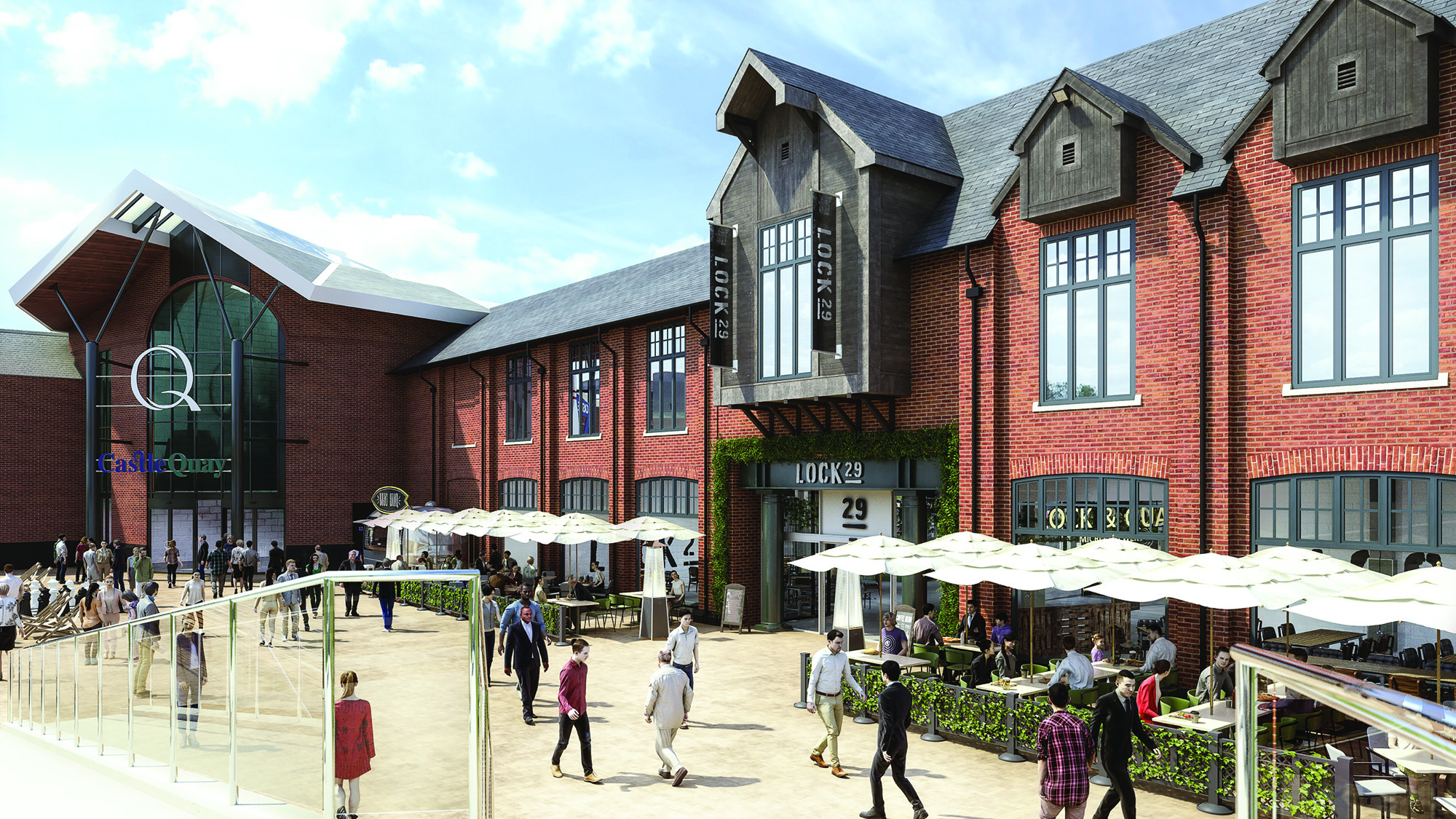 Lock 29 at Castle Quay - AL Marketing